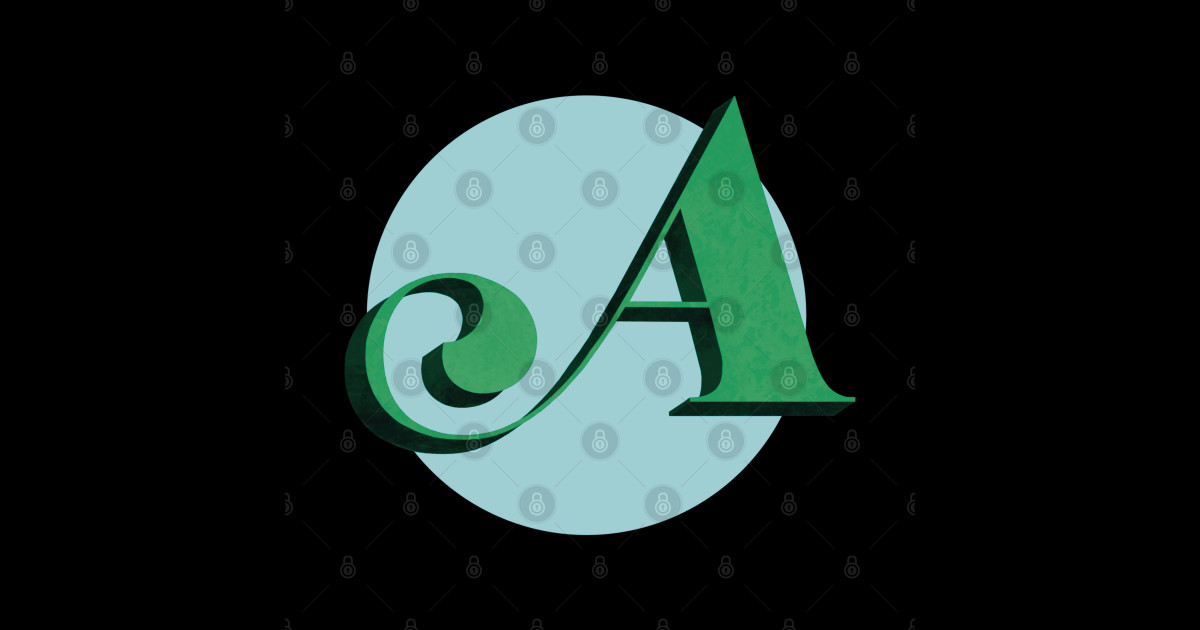 Letter A Monogram - Monogram - Sticker | TeePublic