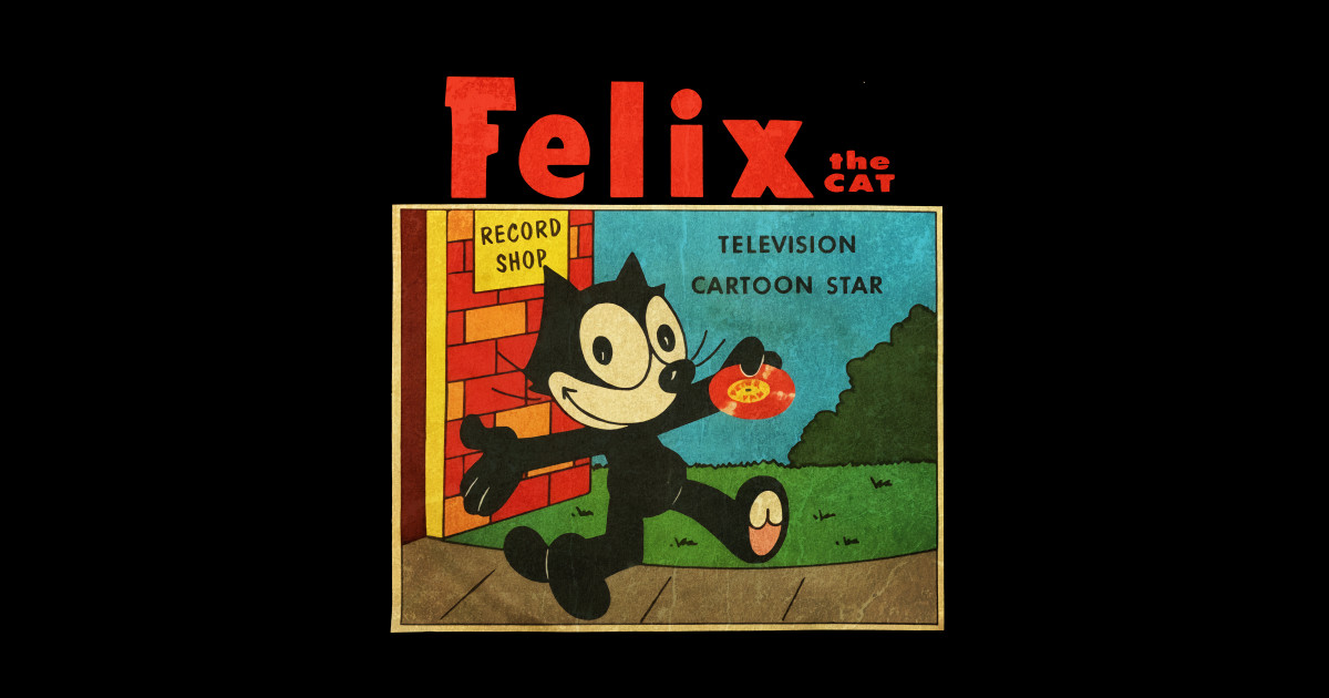 COMIC THE FELIX - Felix The Cat - Sticker | TeePublic