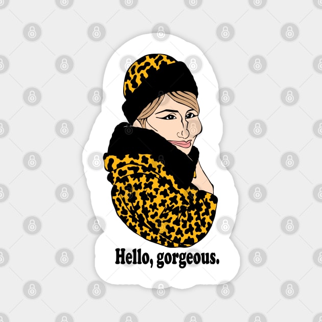 LEGENDARY SINGER FAN ART!! - Hello Gorgeous - Magnet | TeePublic