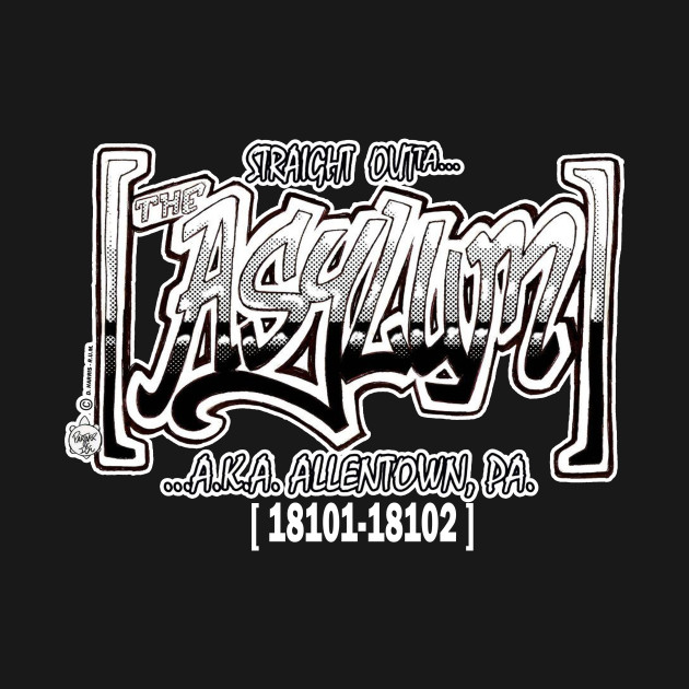 THE ASYLUM LOGO - Allentown Pennsylvania - T-Shirt | TeePublic