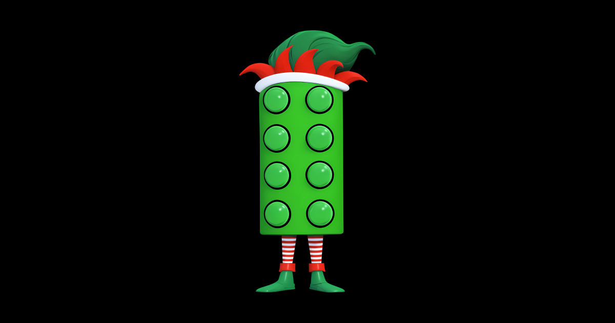 Elf Block Brick Building Master Builder - Christmas Elf - Posters and ...