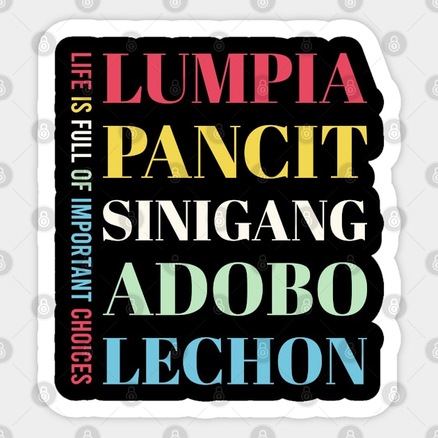 Filipino Food Philippine Lumpia Pancit Sinigang Adobo Lechon - Lumpia ...