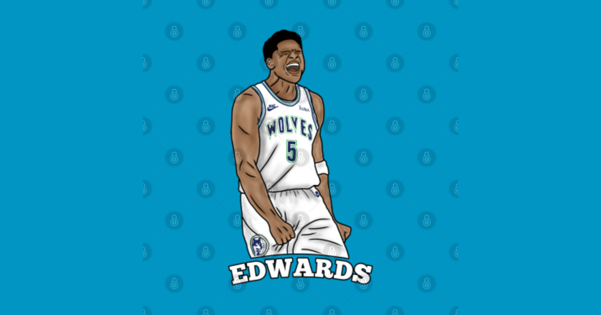 Anthony Edwards Celebration - Anthony Edwards - T-Shirt | TeePublic