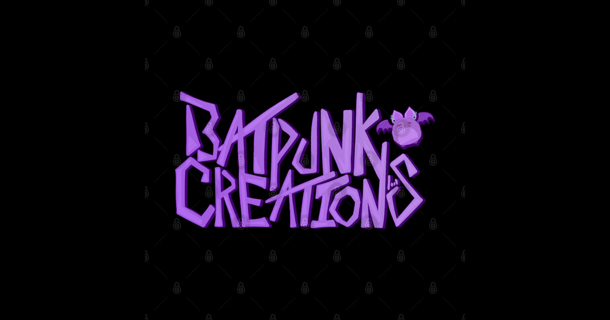 Batpunk Creations Logo - Punksthetic - Posters and Art Prints | TeePublic