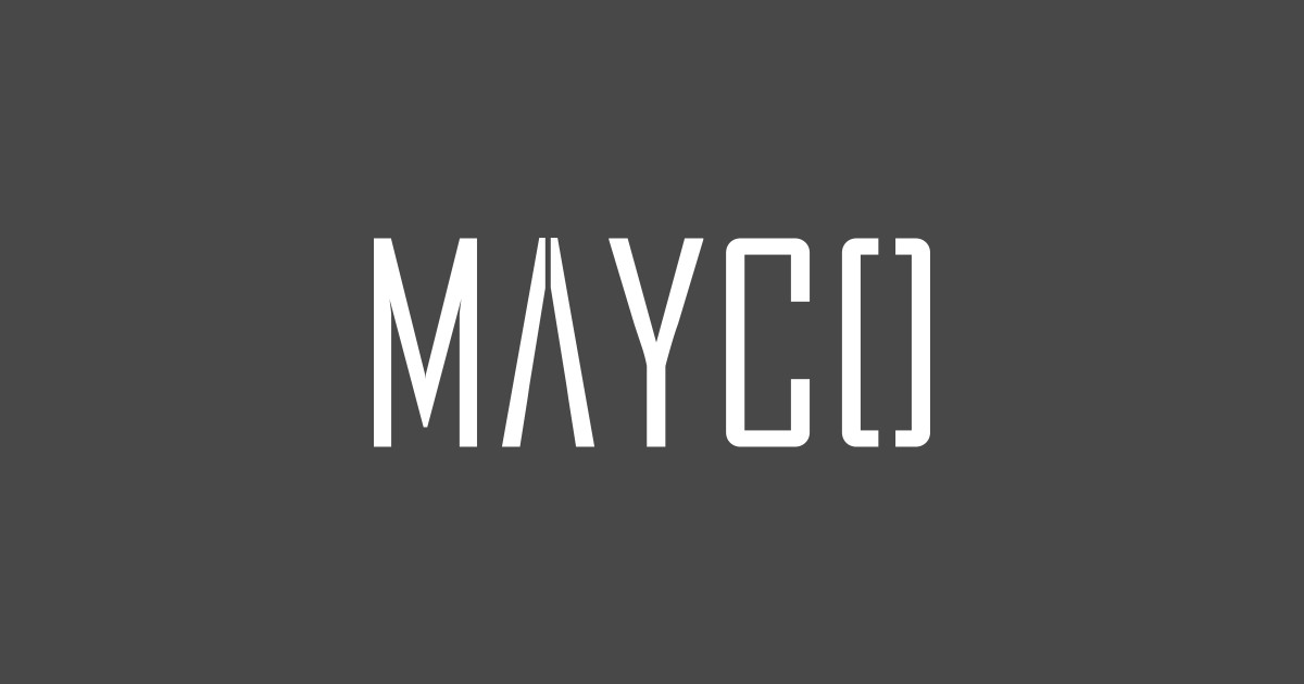 Mayco Design and Engineering logo white - Mayco - T-Shirt | TeePublic