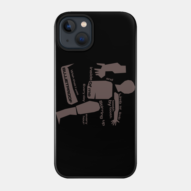 Bulletproof Grey - Radiohead - Phone Case | TeePublic