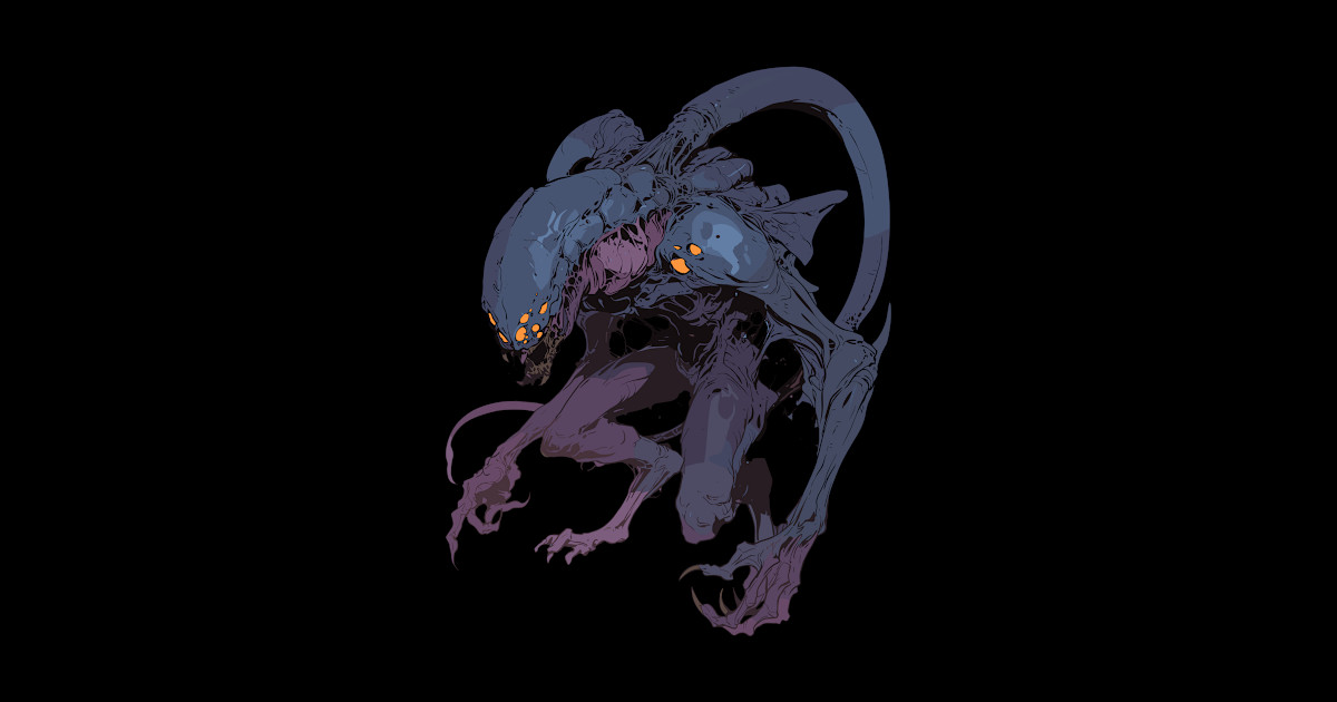 Otherworldly Omen - Cosmic Horror Creature - Cosmic Horror - Sticker ...