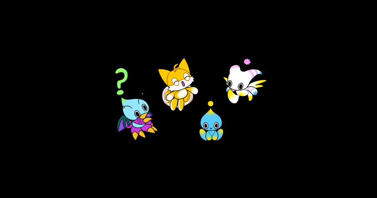 Tails Chao Stickers Magnets - Chao - Sticker | TeePublic