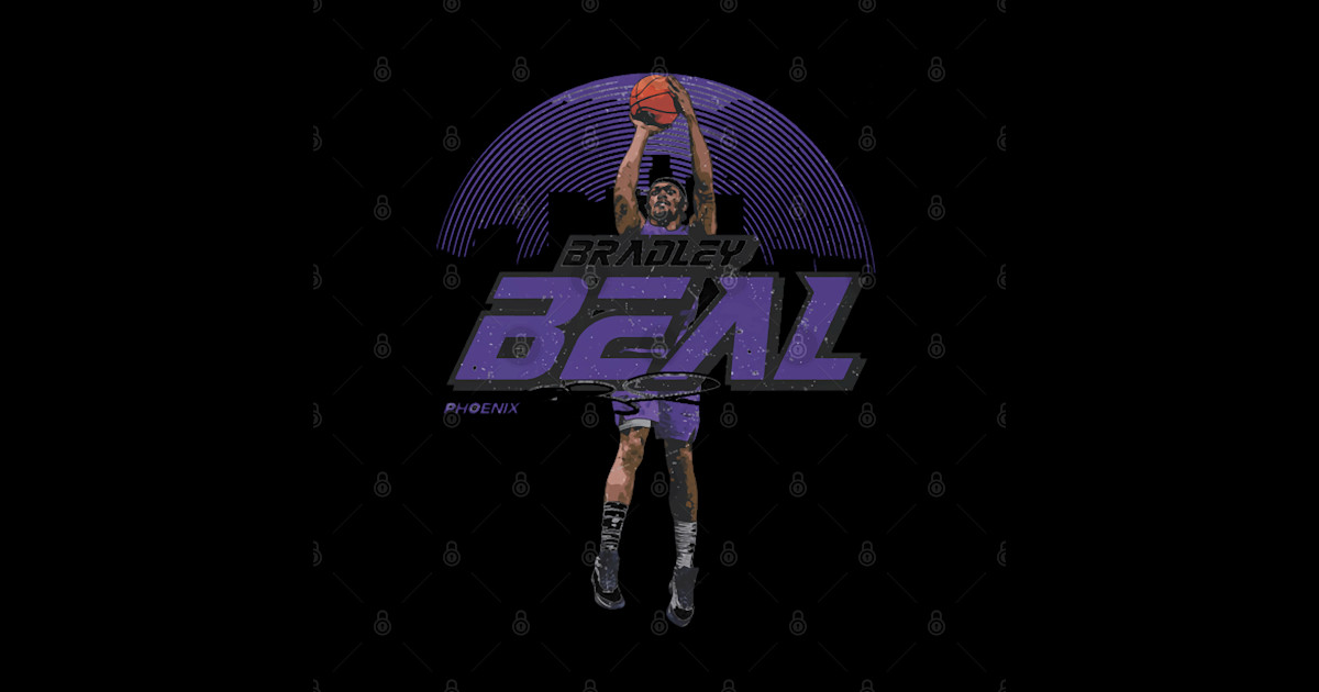 Bradley Beal Phoenix Skyline - Bradley Beal - Sticker | TeePublic