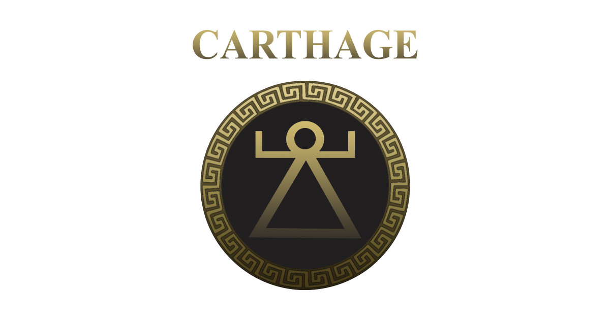 Ancient Carthage Sacred Band Shield - Carthage - Tapestry | TeePublic