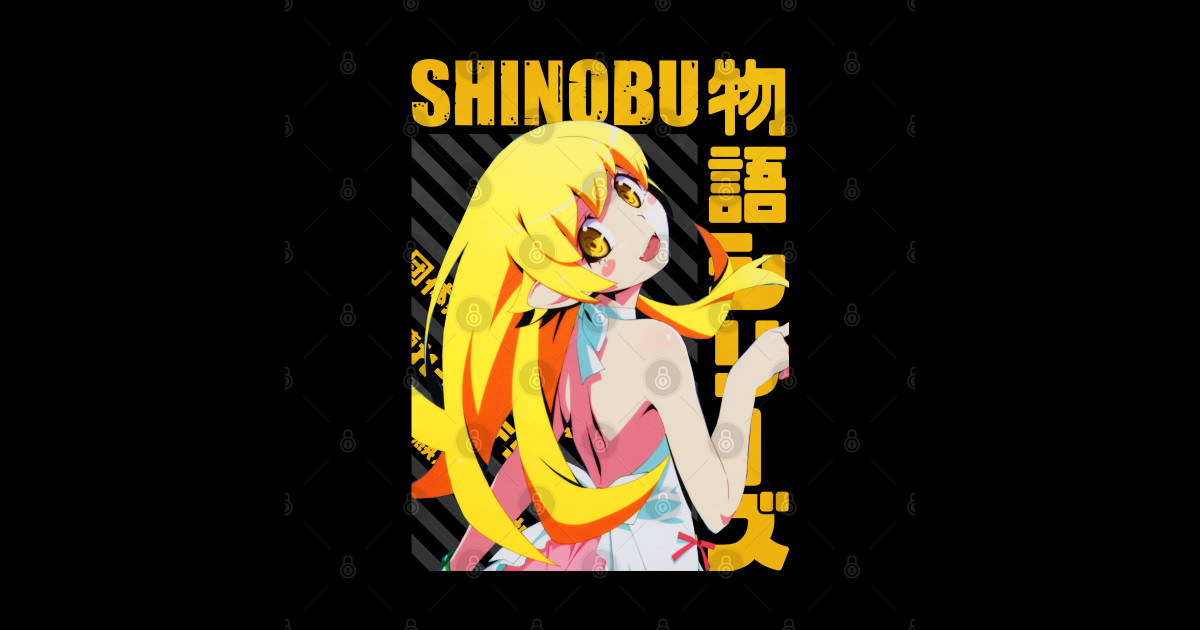 Monogatari - Shinobu Oshino - Monogatari - Sticker | TeePublic