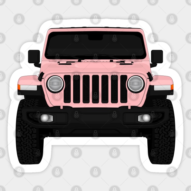 WRANGLER PINK - Jeep Wrangler - Sticker | TeePublic