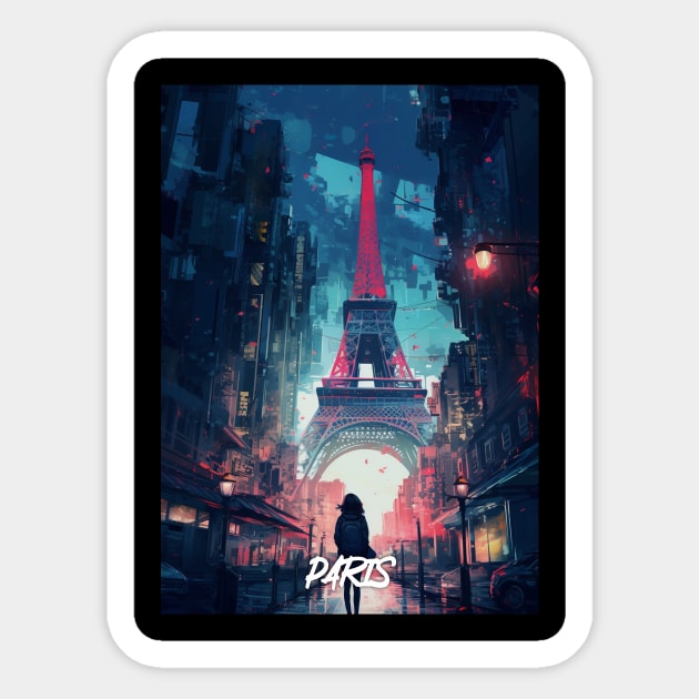Paris - Paris France - Sticker | TeePublic