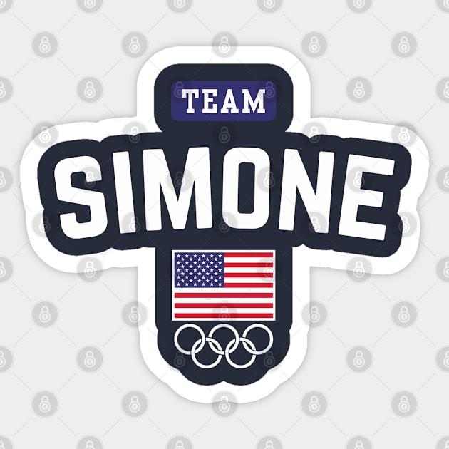 Team Simone Biles USA Gymnastics - Team Usa - Sticker | TeePublic