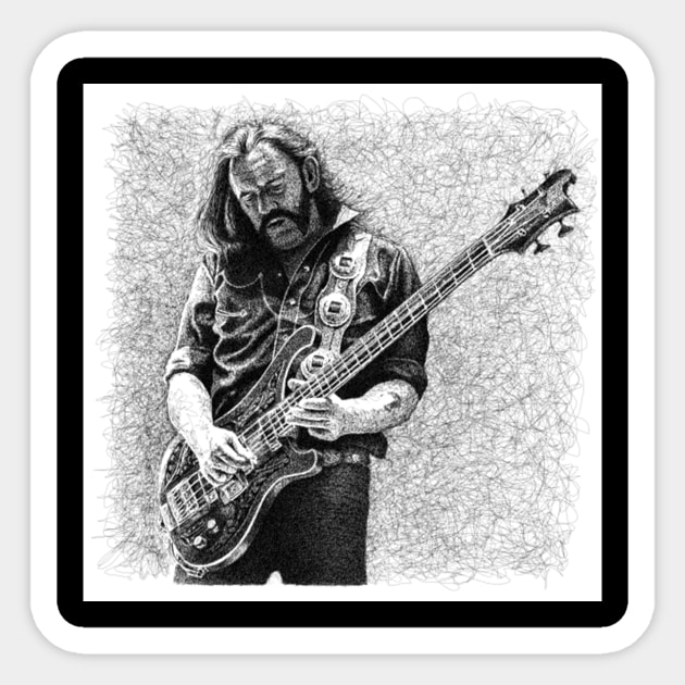 Lemmy_Kilmister - Lemmy Kilmister - Sticker | TeePublic