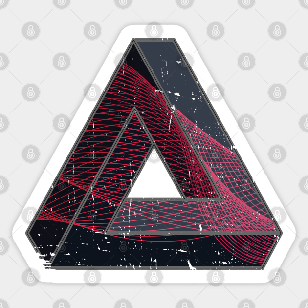 Mobius Strip Triangle - Mobius Strip - Sticker | TeePublic