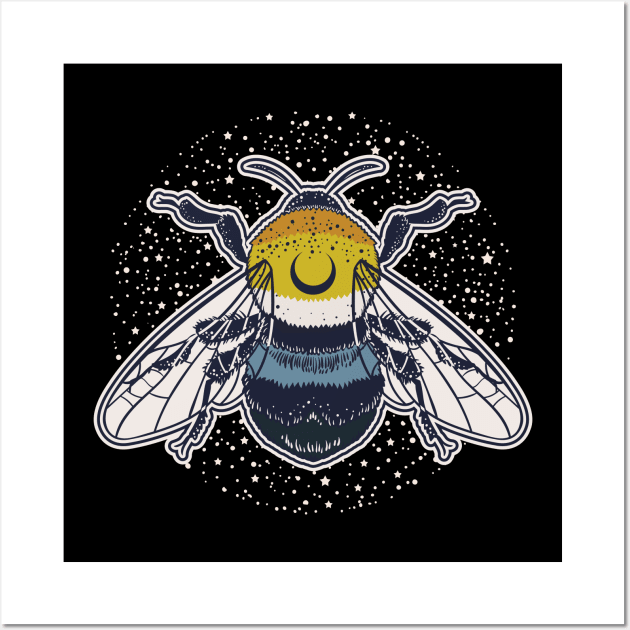 Aroace Bee Proud LGBT Asexual Aromantic Pride Flag - Aroace - Posters ...