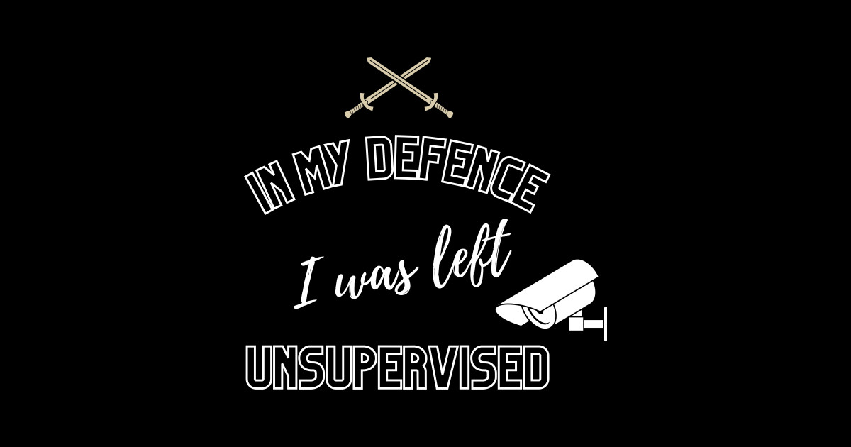 In My Defence I Was Left Unsupervised - Funny Quotes And Sayings - Meme ...