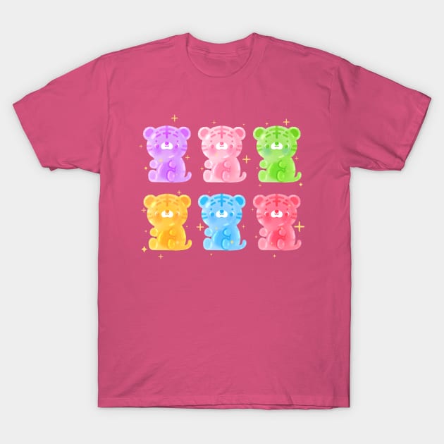 Tiger Gummy Candy - Cute Tiger - T-Shirt | TeePublic