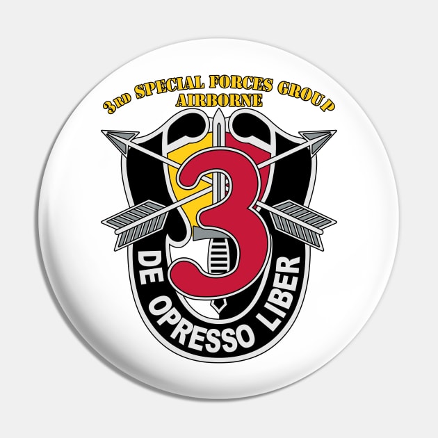 3rd Special Forces Group - 3rd Special Forces Group - Pin | TeePublic