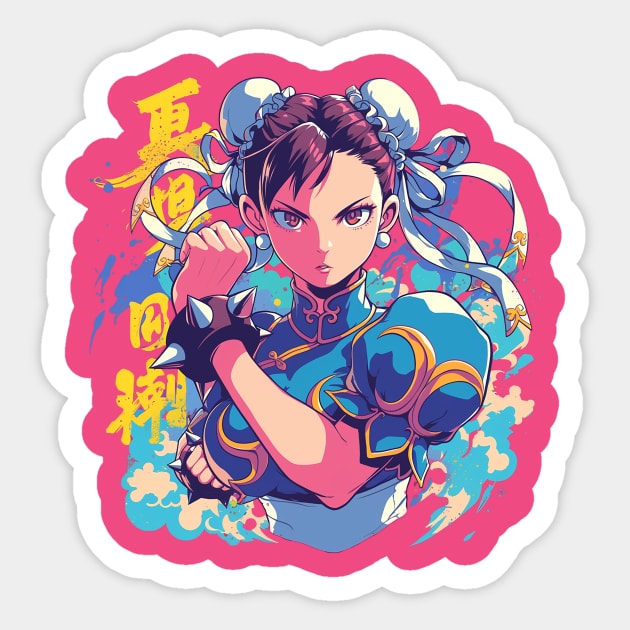 chun li - Chun Li - Sticker | TeePublic
