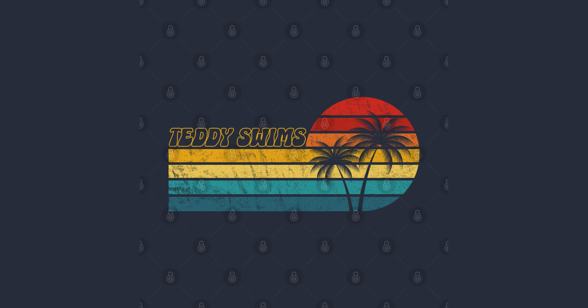 teddy swims \\\ sunset retro - Teddy Swims - T-Shirt | TeePublic