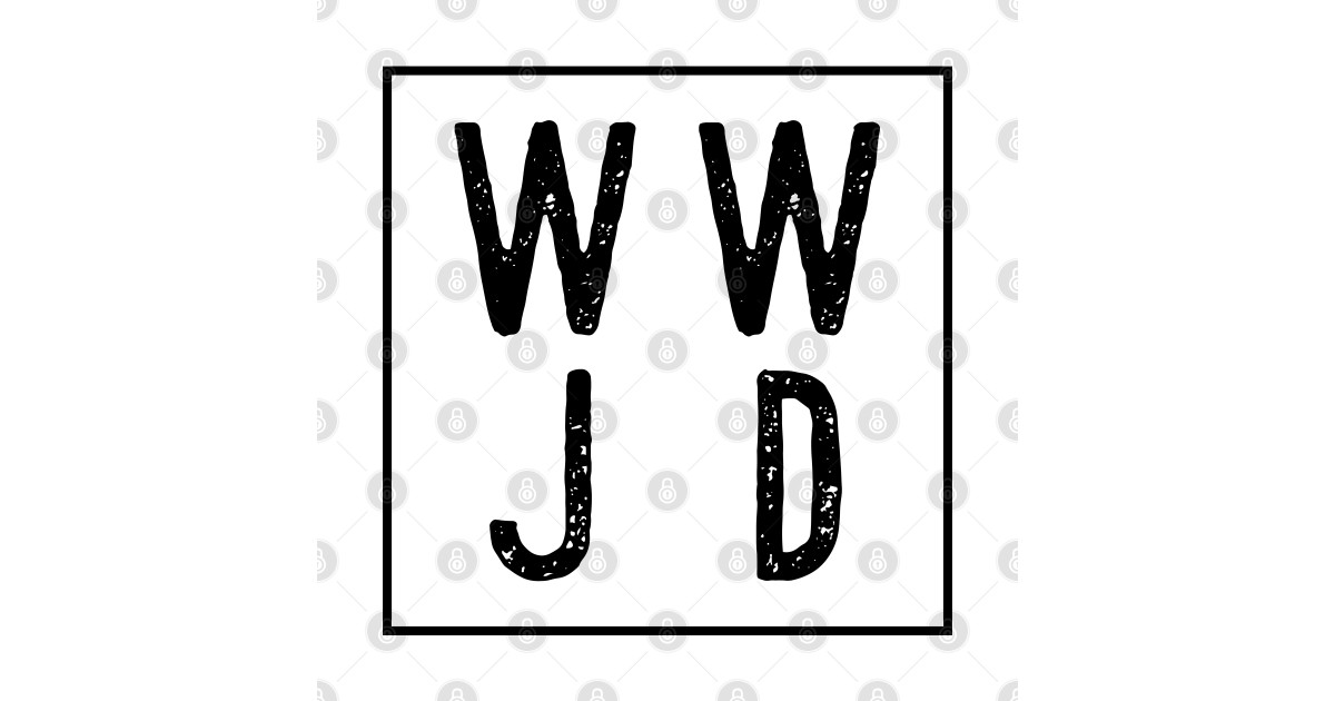 WWJD Square - Wwjd - T-Shirt | TeePublic