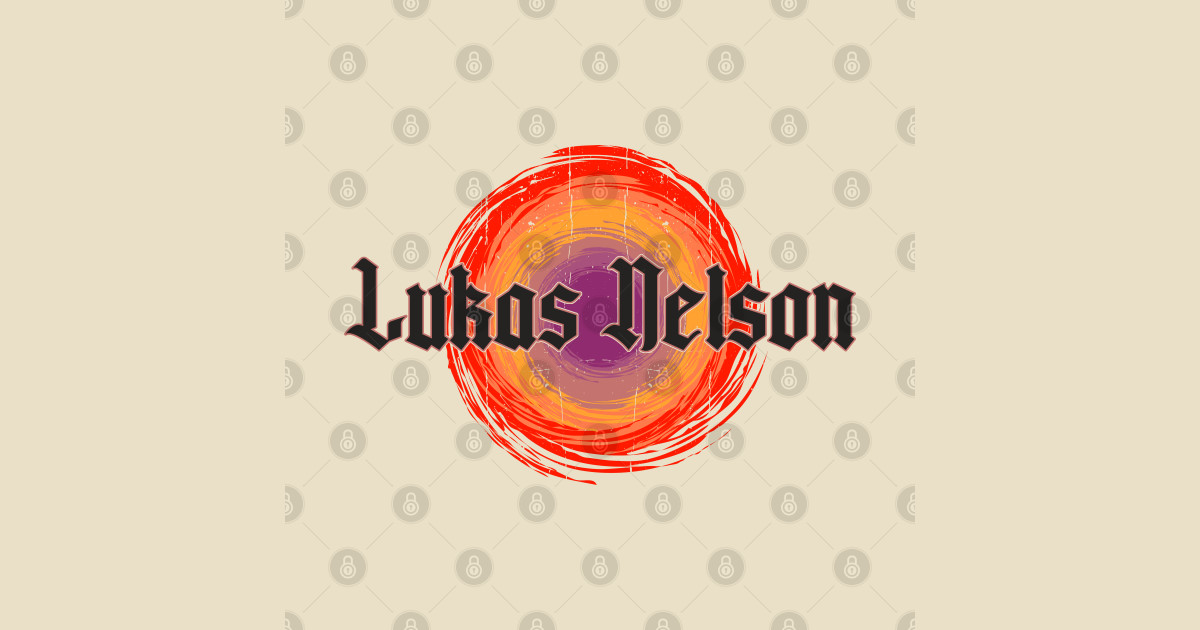Lukas Nelson ||| Circle Retro - Lukas Nelson - T-Shirt | TeePublic