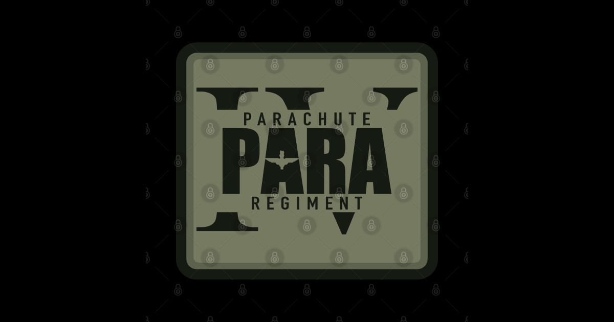 4th Battalion Parachute Regiment - British Army 4 Para - Sticker ...