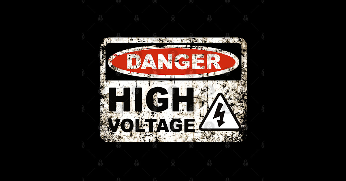 High Voltage - High Voltage - Sticker | TeePublic