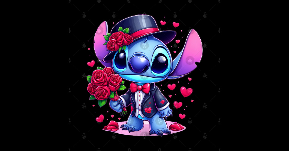 Valentines Day Stitch, Stitch Love - Valentines Day Stitch Stitch Love ...