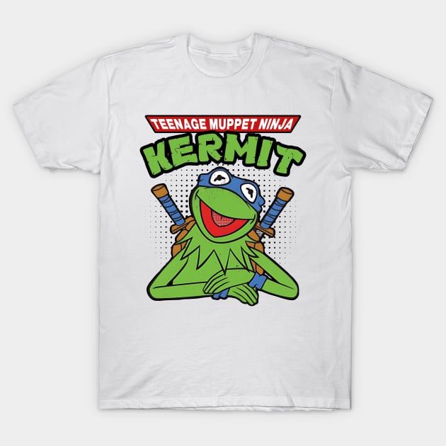 Teenage Muppet Ninja Kermit - Muppets - T-Shirt | TeePublic