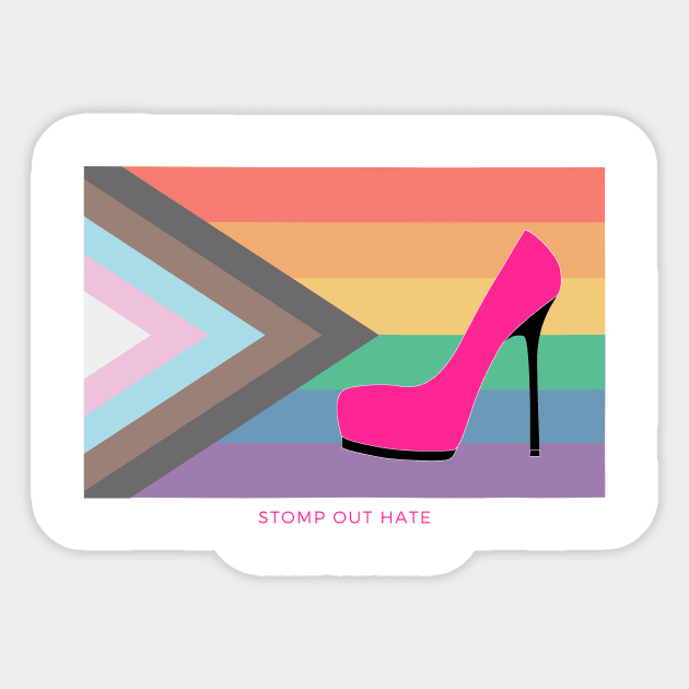 Stomp Out Hate - Lgbtq - Sticker | TeePublic