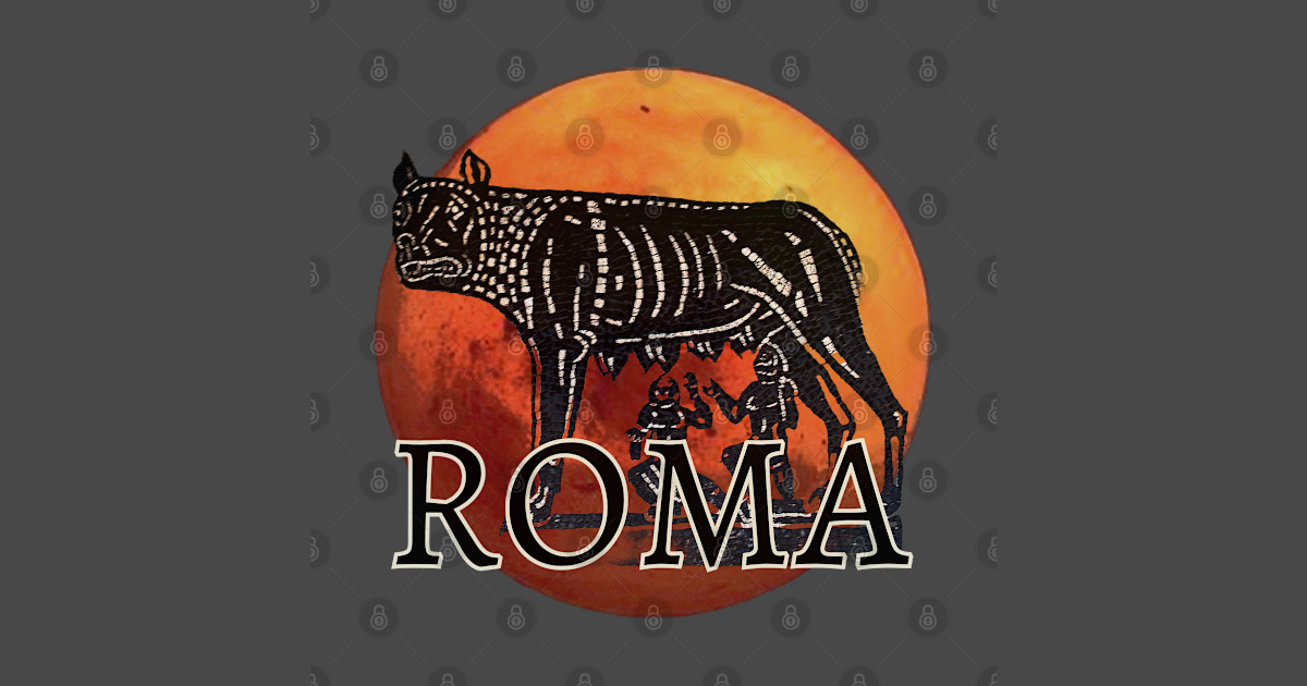 Romulus Remus and Roma Design - Mythology - T-Shirt | TeePublic