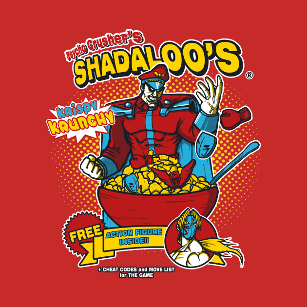 Psycho Crusher's Shadaloo's Red - Street Fighter - T-Shirt | TeePublic