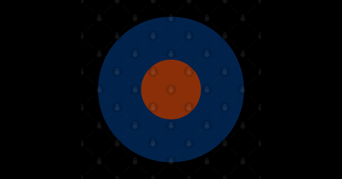 RAF Roundel Type B (Dull Colours) - World War 2 - Sticker | TeePublic