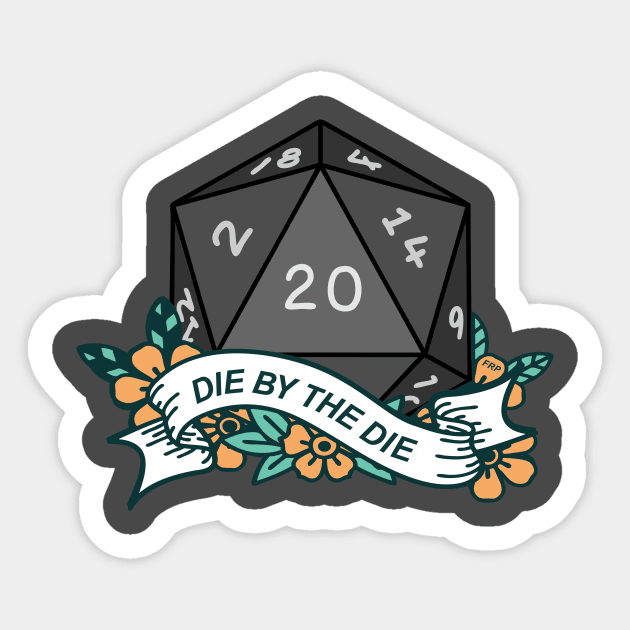D20 Dice Roll - D20 - Sticker | TeePublic