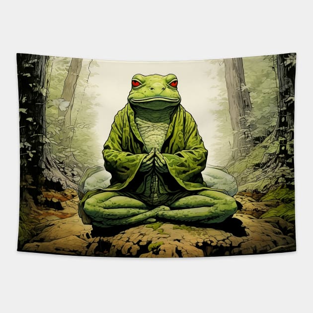 Japanese Toad: Toads and Frogs in Japanese Folklore on a Dark ...