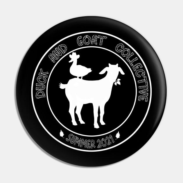 Duck and Goat Co. 2021 Vacation Logo - Duckandgoat - Pin | TeePublic
