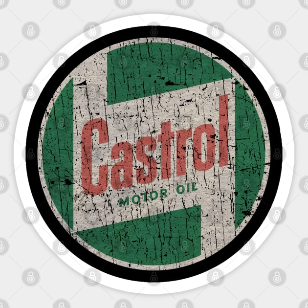 Vintage - Castrol Motor Oil - Vintage - Sticker | TeePublic