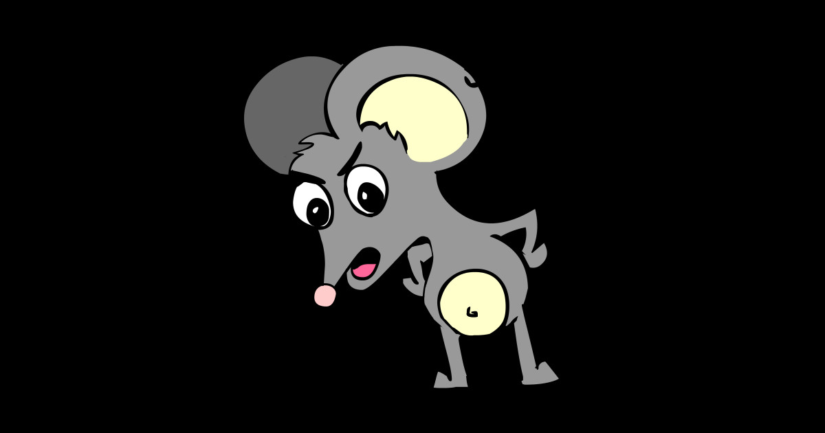 Screaming mouse - Mouse - Sticker | TeePublic