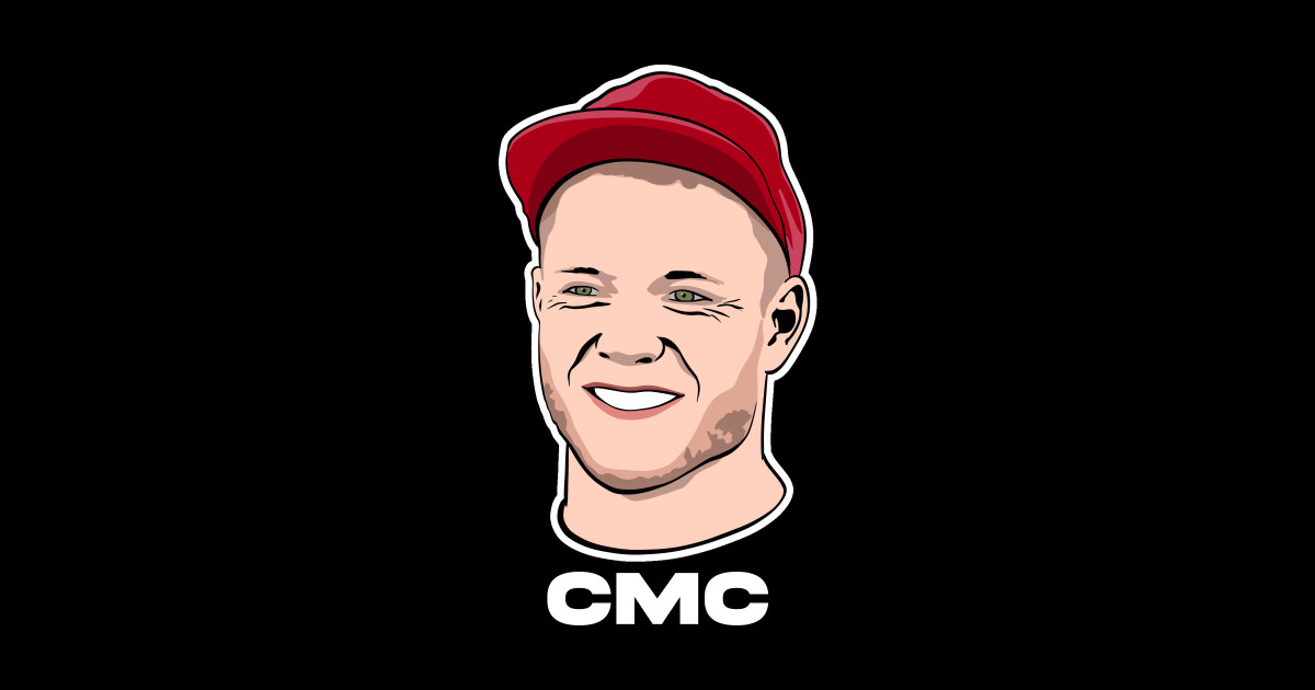 Cmc smile - Christian Mccaffrey - Sticker | TeePublic