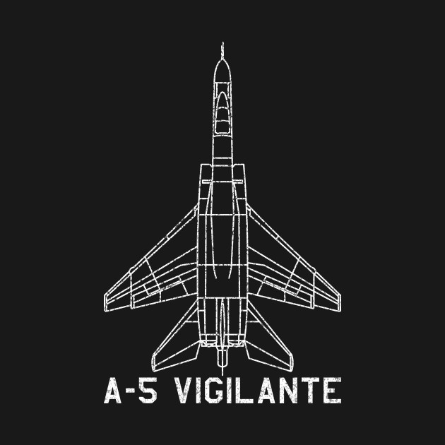 North American A-5 Vigilante Airplane Aircraft Blueprint Plane Art - A ...