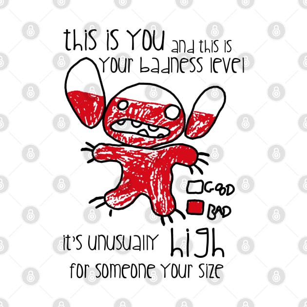 Badness level - Lilo And Stitch - T-Shirt | TeePublic