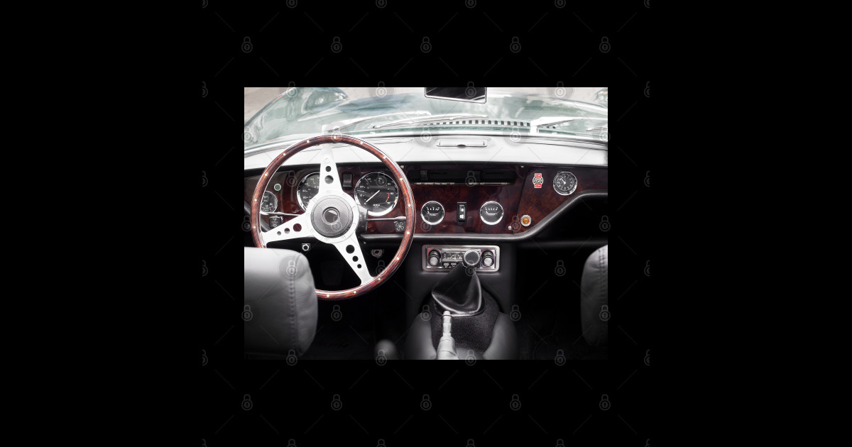 British classic sports car Spitfire - Spitfire - Sticker | TeePublic