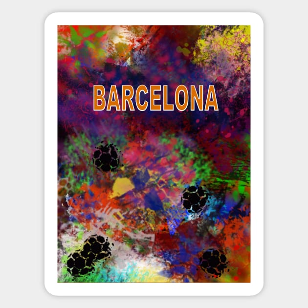 Barcelona - Football - Sticker | TeePublic