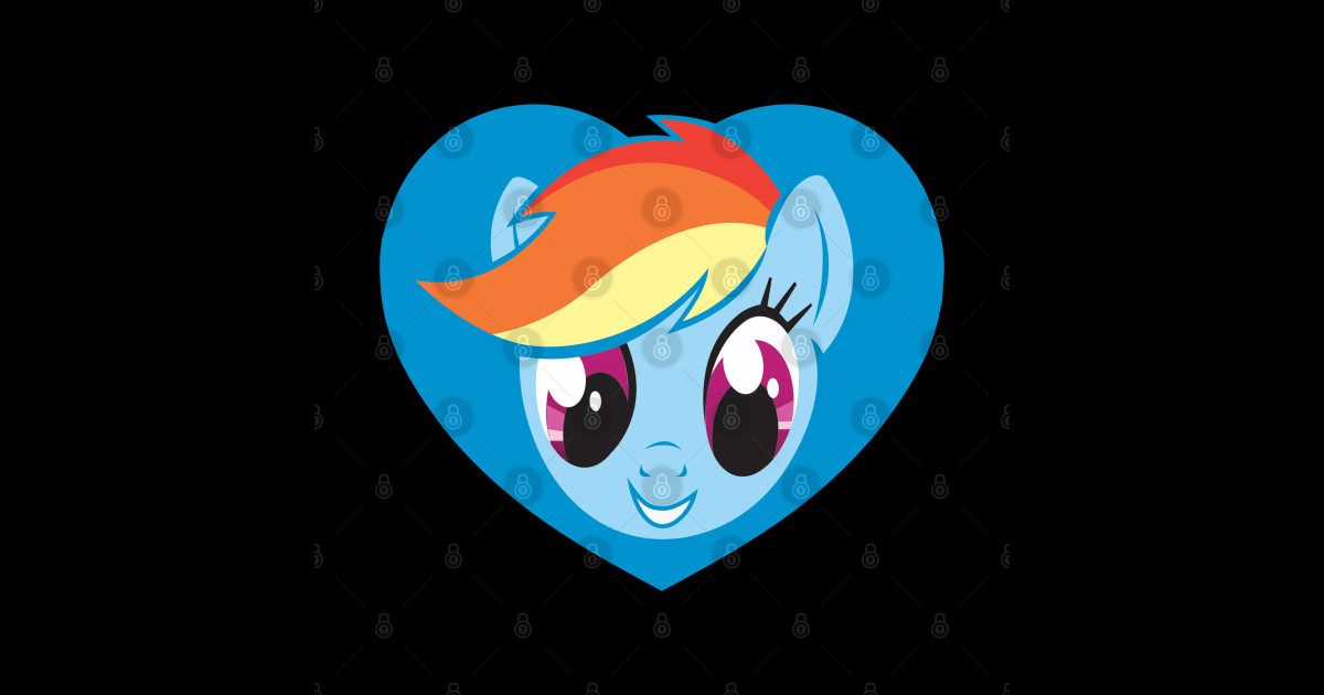 BRONY DASH VALENTINE'S DAY HEART My little pony - Brony Ponies Pony ...