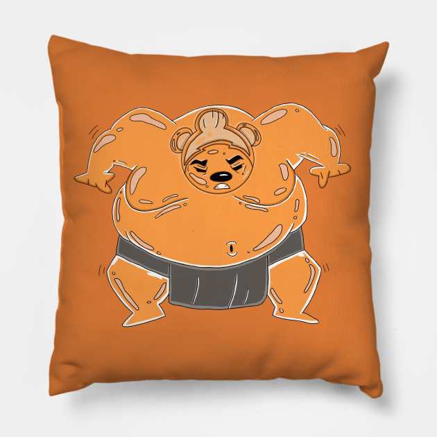Sumo Gummy Bear - Gummy Bear - Pillow | TeePublic