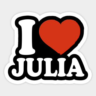 Julia Name Birthday Gift Stickers for Sale | TeePublic