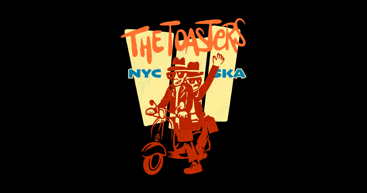 The Toaster band merchandise, funny cartoon style design - Toaster ...